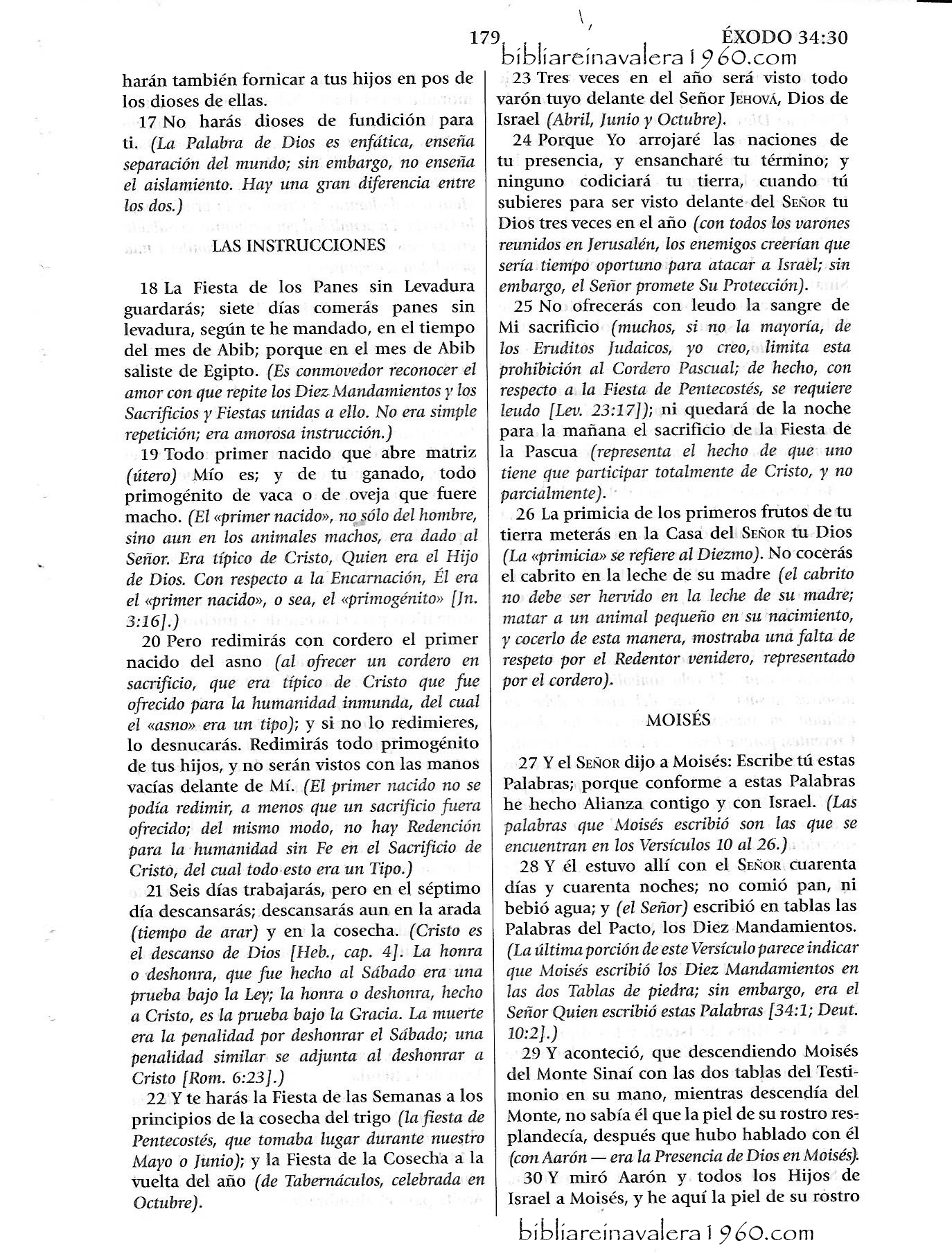 Exodo 34 Explicacion | Biblia de Estudio del Expositor